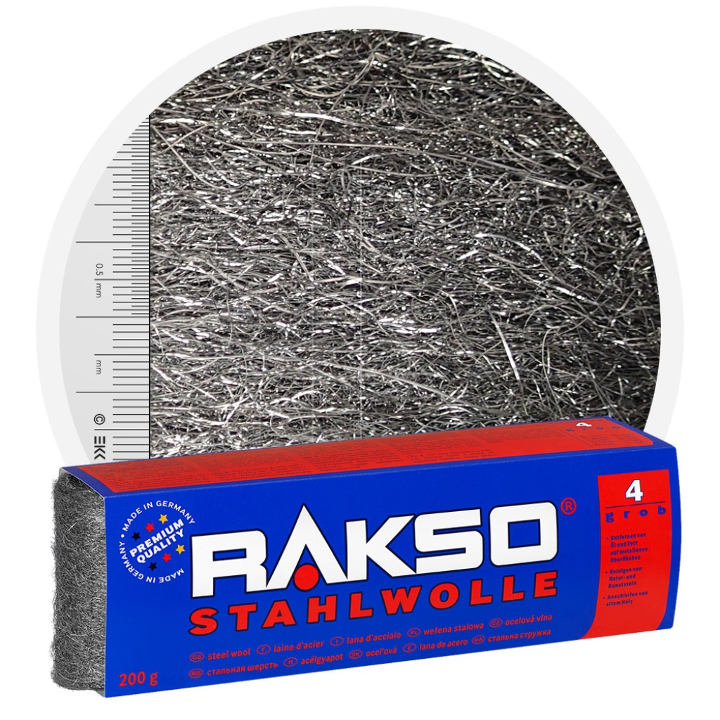 Rakso Laine d'acier 4 GROSSIER | Laine d'acier RAKSO